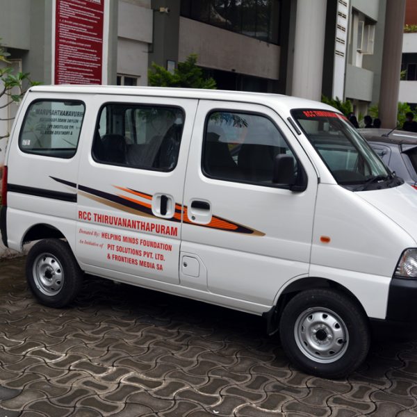 Van for RCC, Trivandrum – Helping Minds Foundation